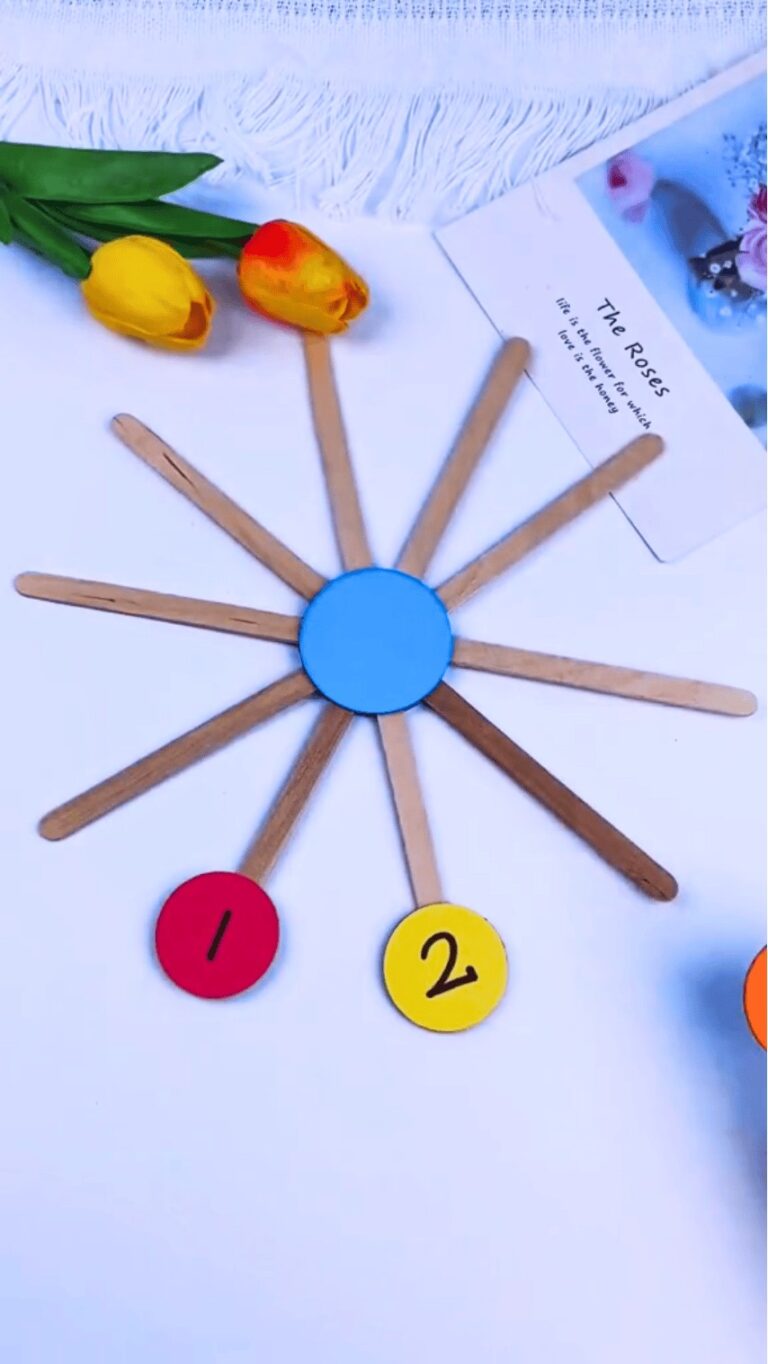 DIY Spinning Number Wheel