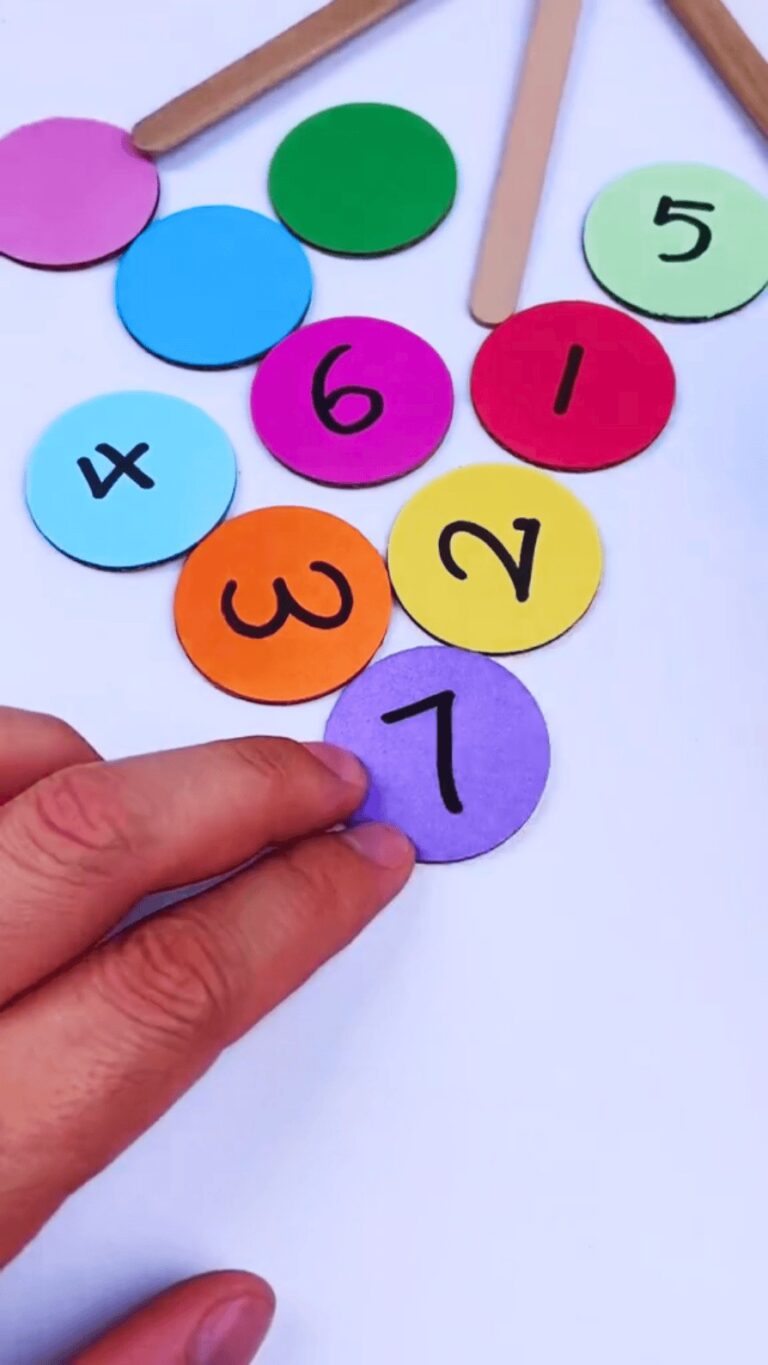 DIY Spinning Number Wheel