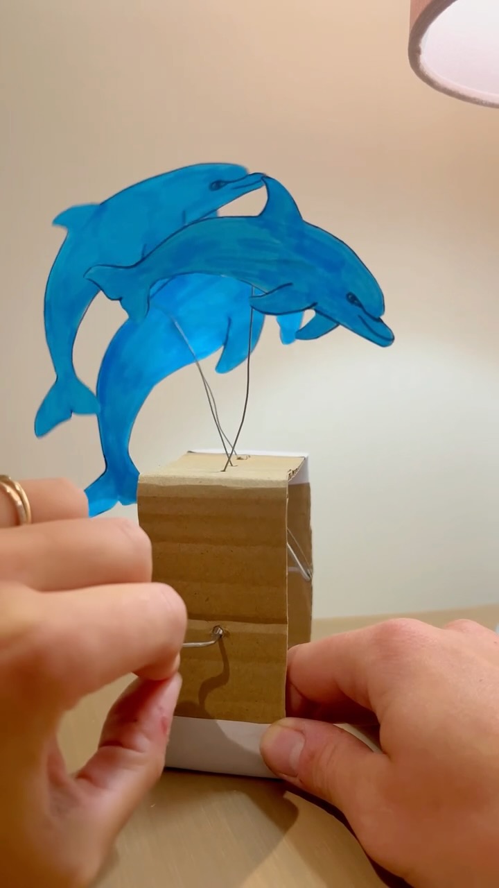 DIY Rotating Dolphin Animation Box Tutorial