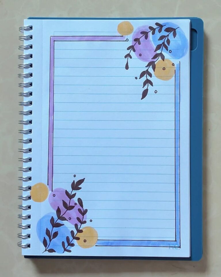 30+ Diary Front Page Ideas