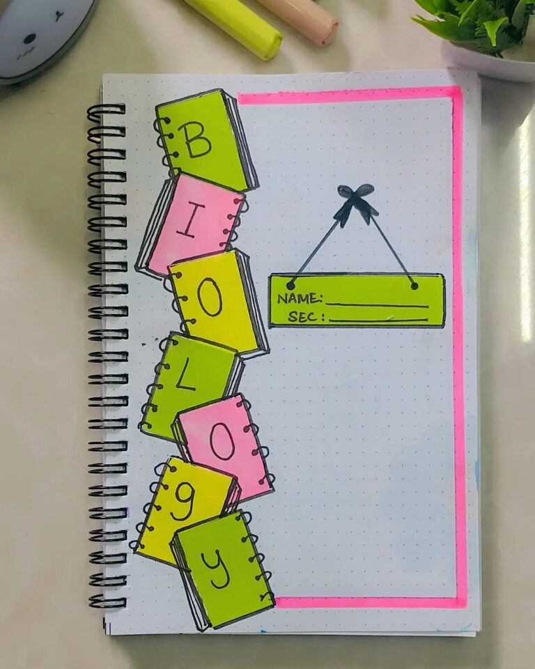 30+ Diary Front Page Ideas