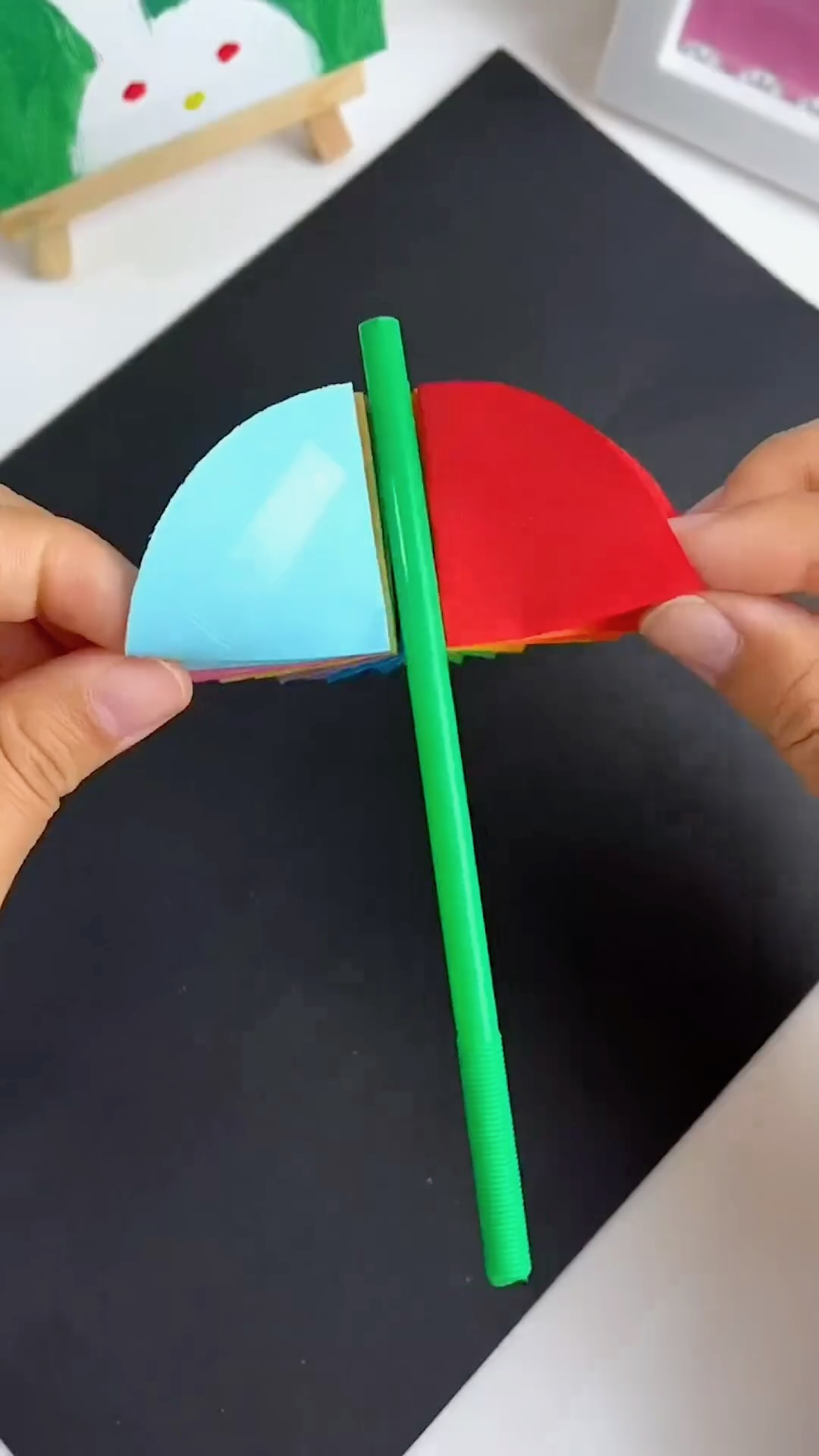 DIY Craft Tutorial: How to Make a Colorful Paper Umbrella