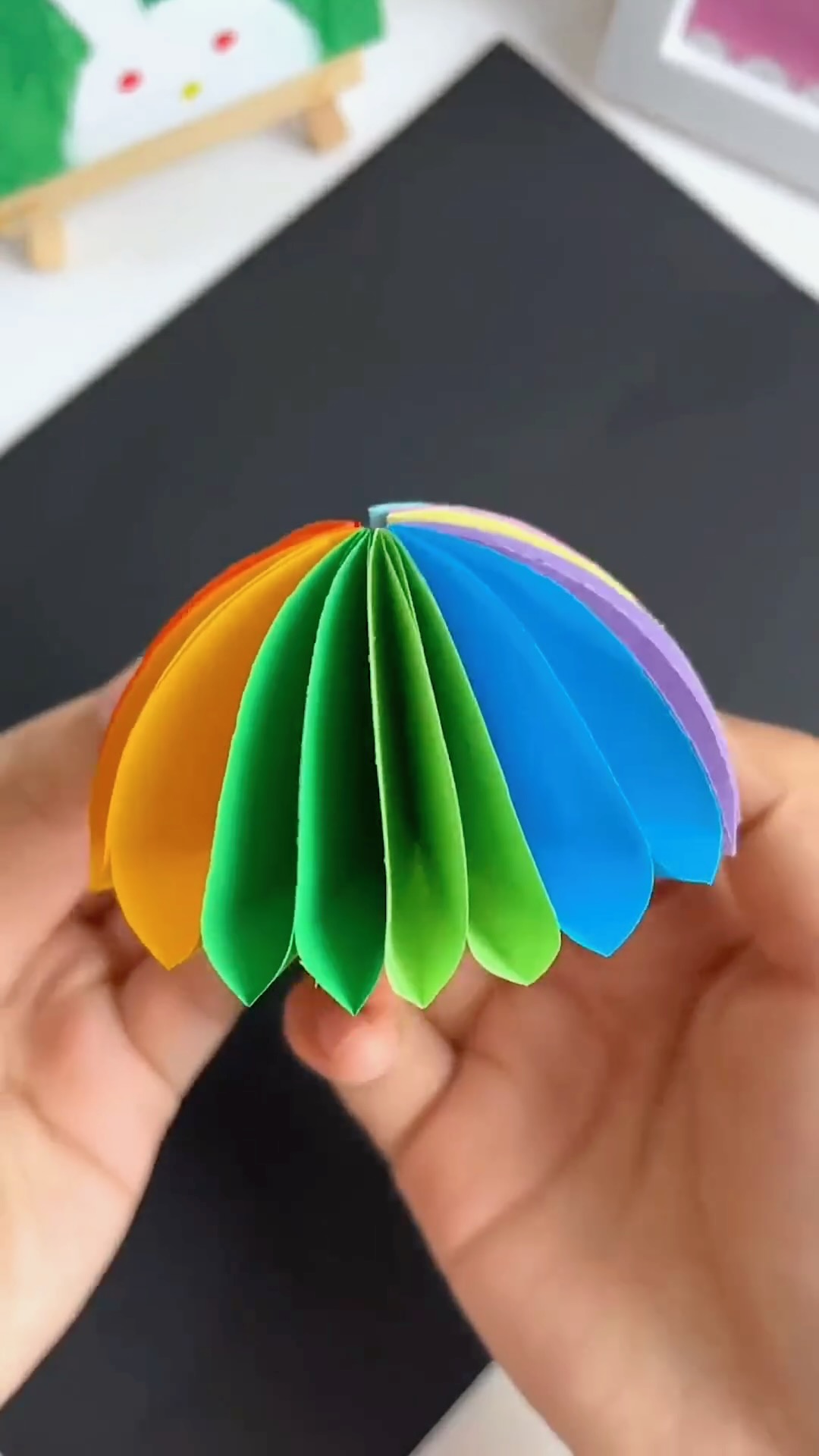 DIY Craft Tutorial: How to Make a Colorful Paper Umbrella