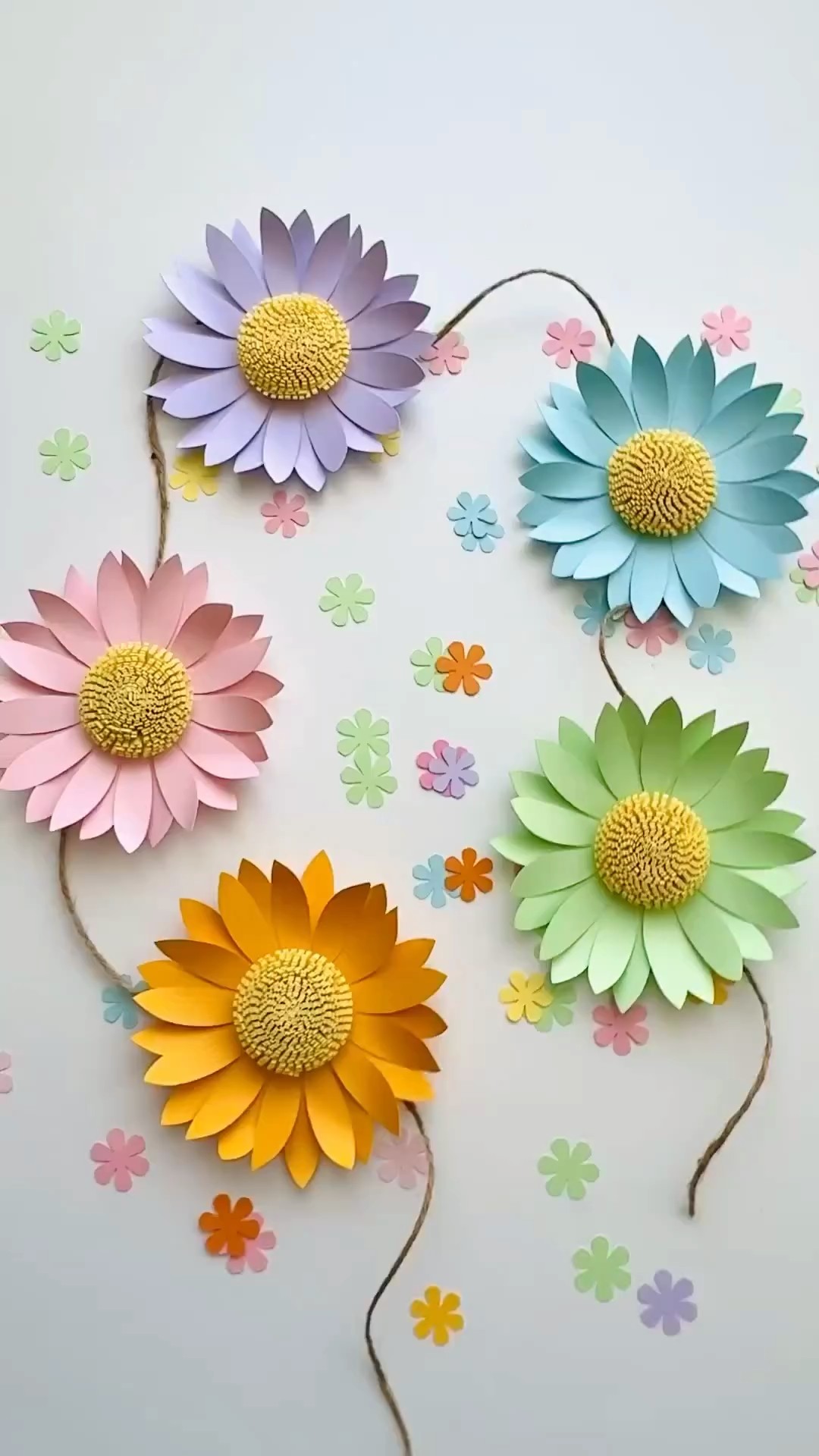 DIY Daisy Flower Garland Tutorial: Bring a Splash of Spring into Your Home!