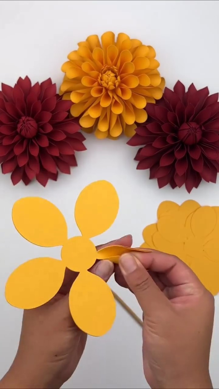 DIY Multi-Layer Paper Flower Tutorial