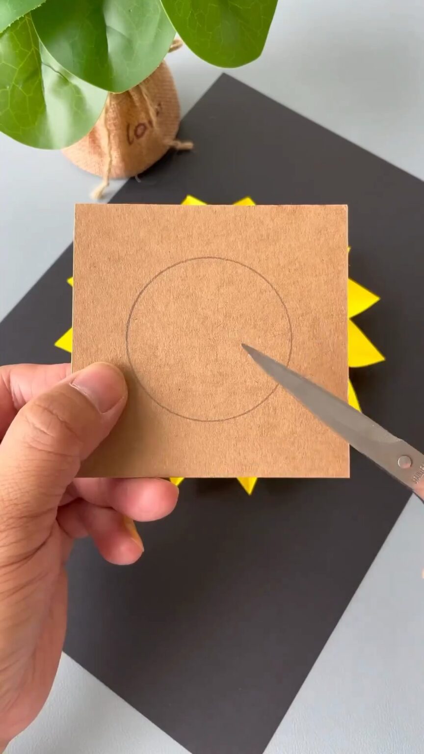 DIY Paper Sunflower Tutorial