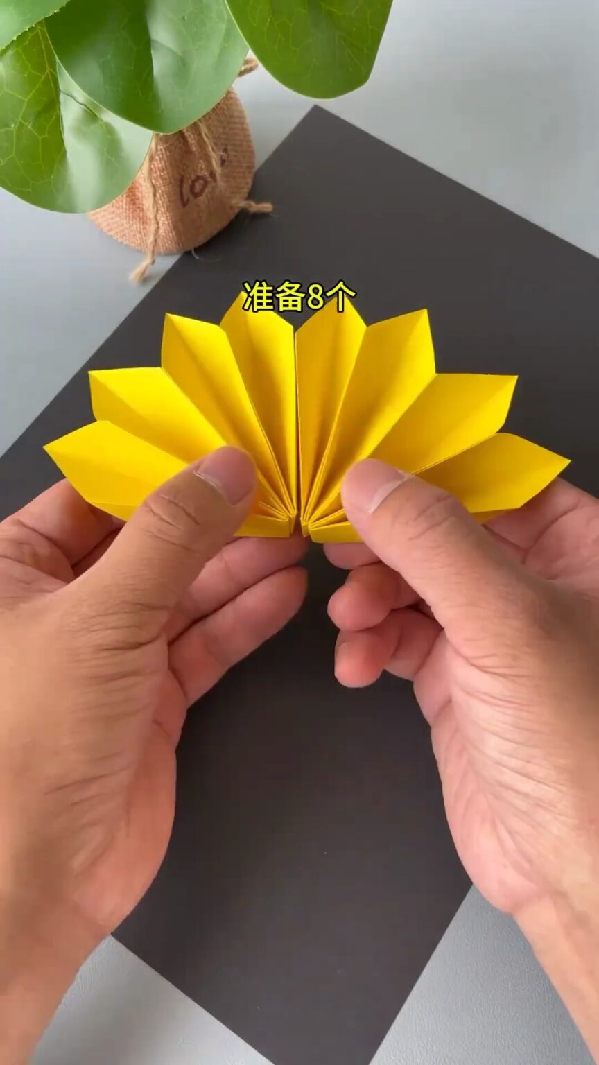 DIY Paper Sunflower Tutorial