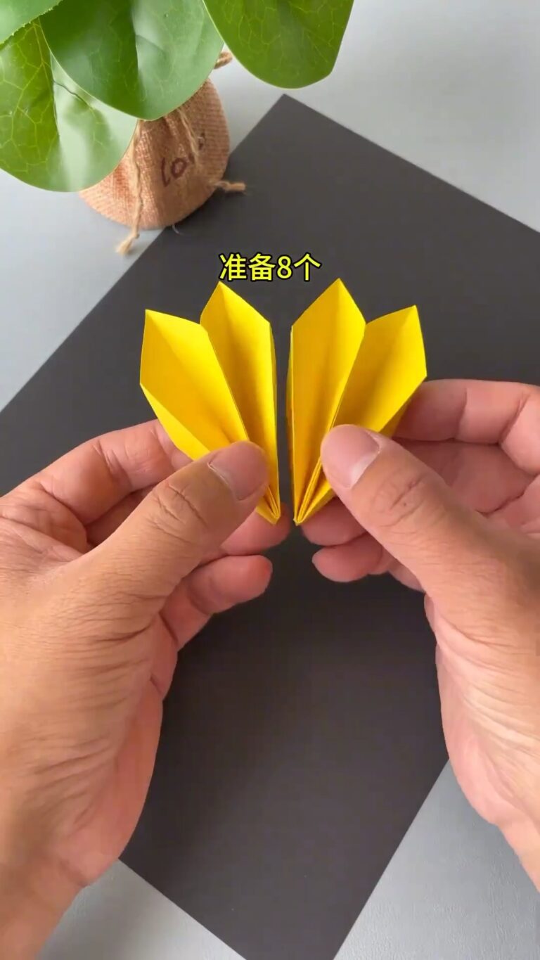 DIY Paper Sunflower Tutorial