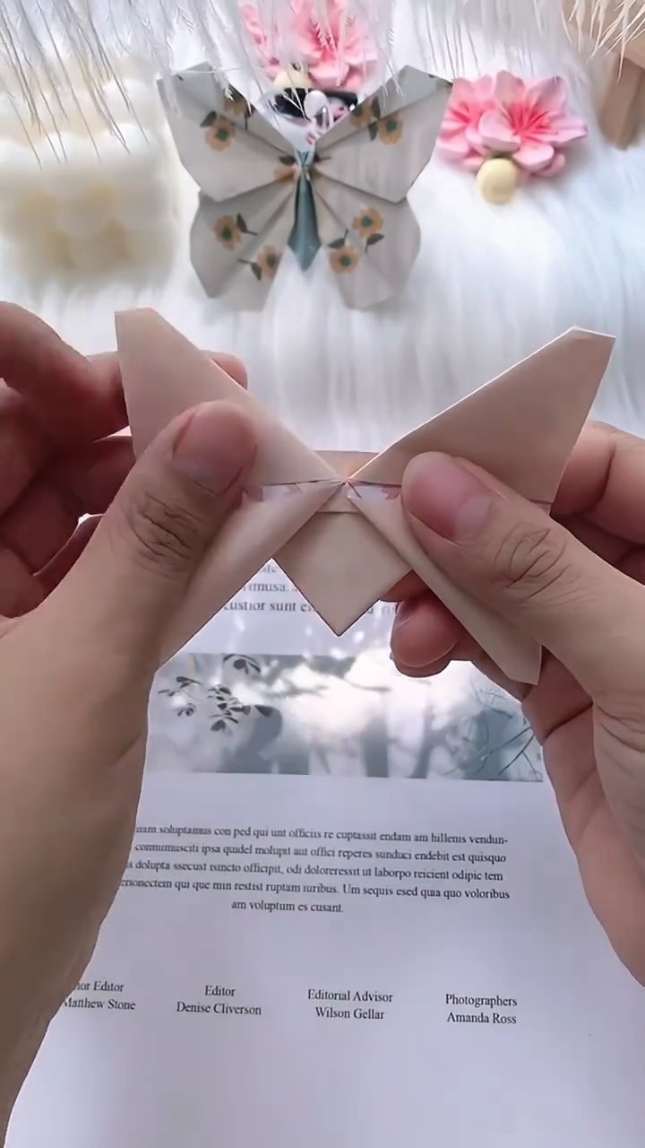 How to Make a Gorgeous DIY Handmade Paper Butterfly Bookmark