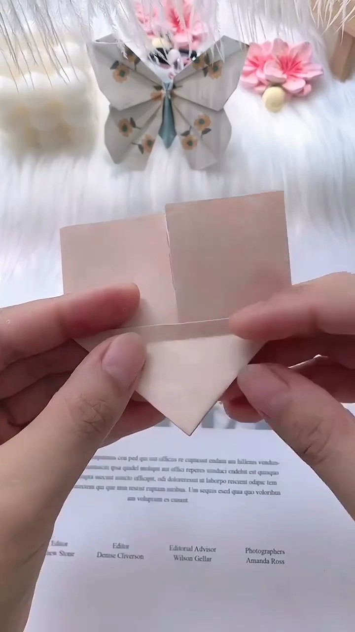 How to Make a Gorgeous DIY Handmade Paper Butterfly Bookmark