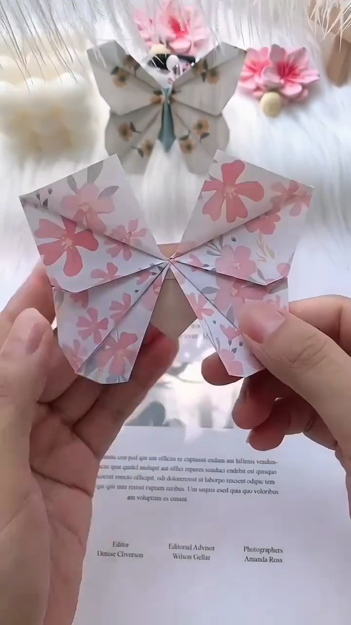 How to Make a Gorgeous DIY Handmade Paper Butterfly Bookmark