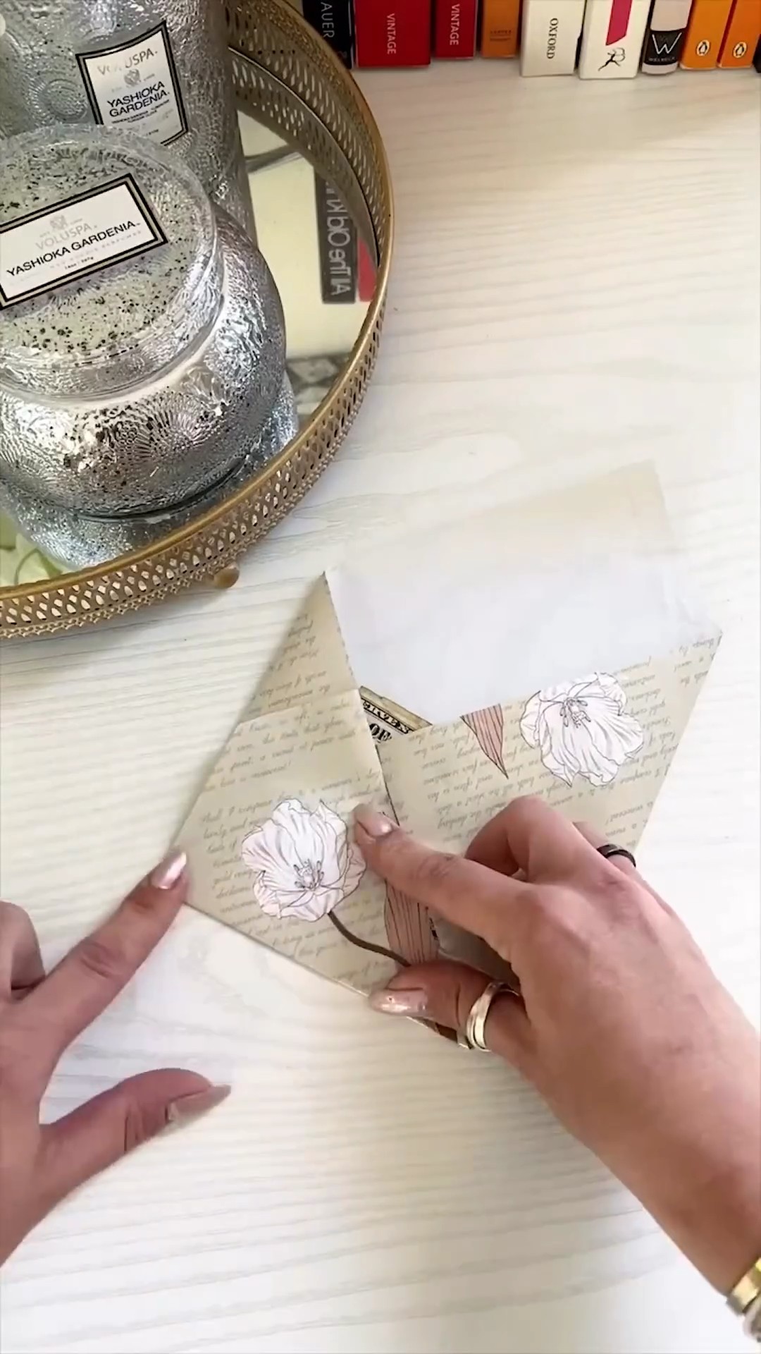 How to Wrap Money or Gift Cards in a Beautiful Origami Envelope