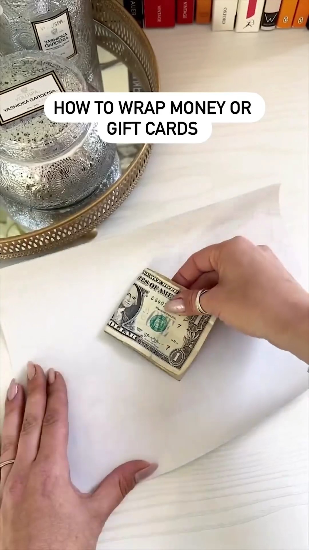 How to Wrap Money or Gift Cards in a Beautiful Origami Envelope