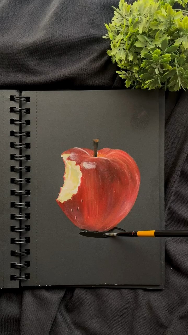 Realistic Apple Drawing Made Easy