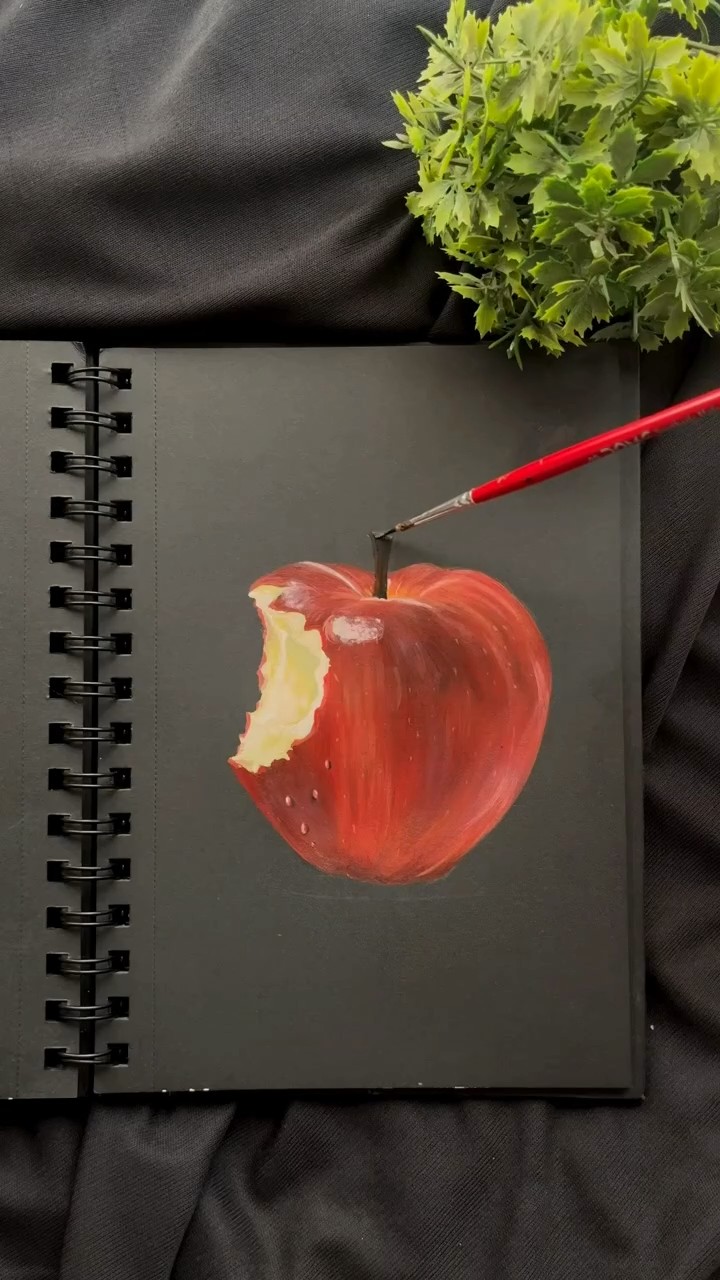 Realistic Apple Drawing Made Easy