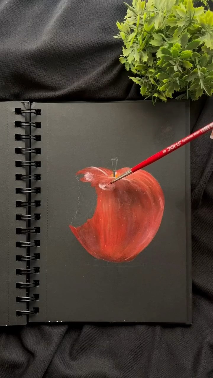 Realistic Apple Drawing Made Easy