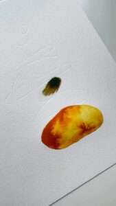 Watercolor Stone Painting Tutorial