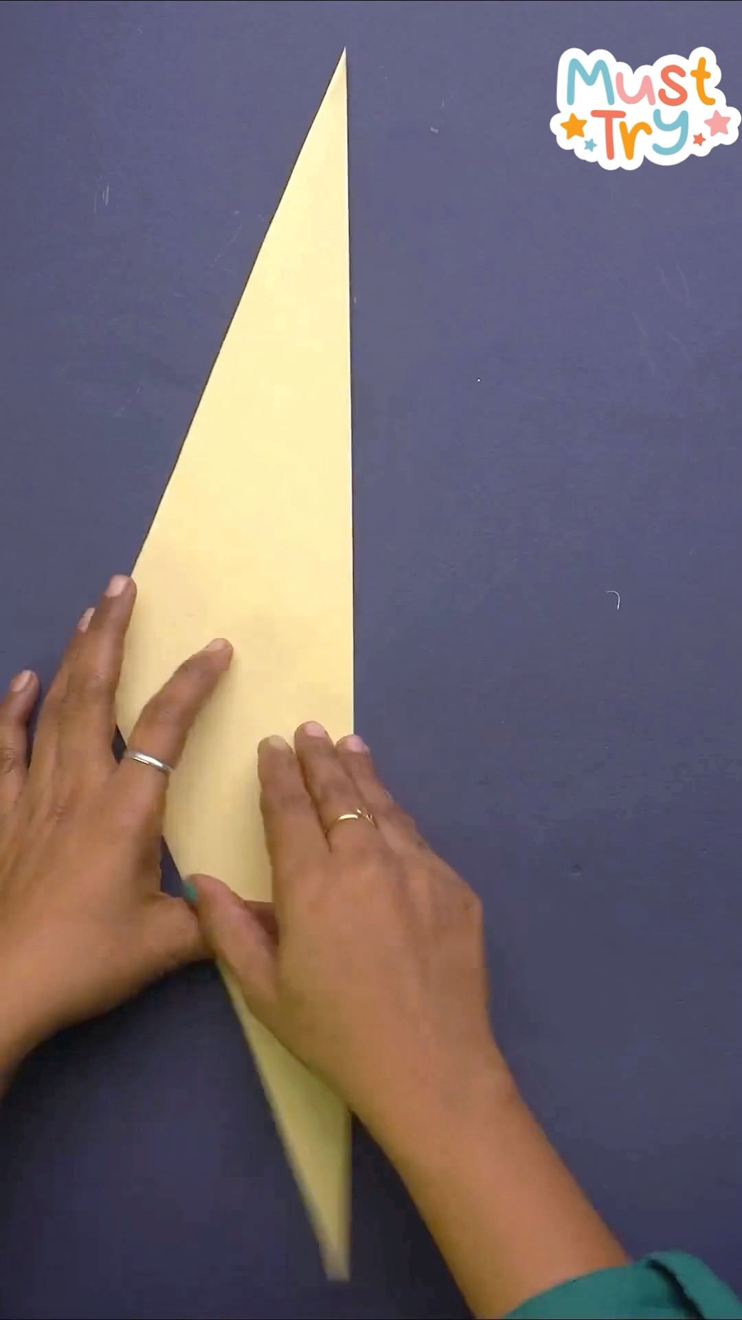 DIY Paper Origami Crescent Moon